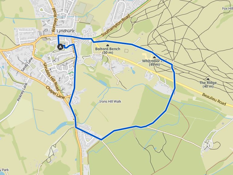 Bolton's Bench & the Bisterne Dragon loop from Lyndhurst — New Forest National Park | hike | Komoot